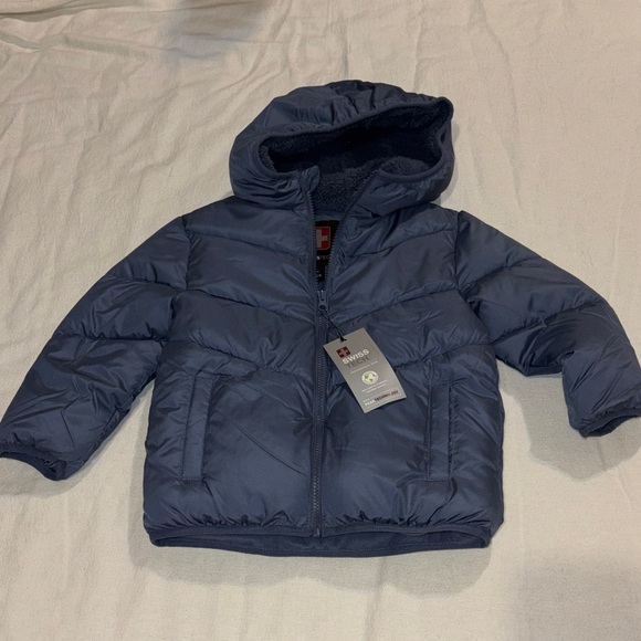 Swiss Tech | Jackets & Coats | Swiss Tech Blue Hooded Jacket | Poshmark